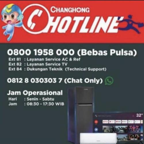 Jual AC SPLIT CHANGHONG 1 PK STANDARD R32 CSC-09NVB4 9NVB4 TURBO COOLING - PASANG 3M - Jakarta ...