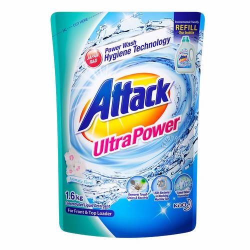 Jual Attack Liquid Detergent Refill - Ultra Power (Aromatic Floral) 1,6kg - Kab. Karimun ...