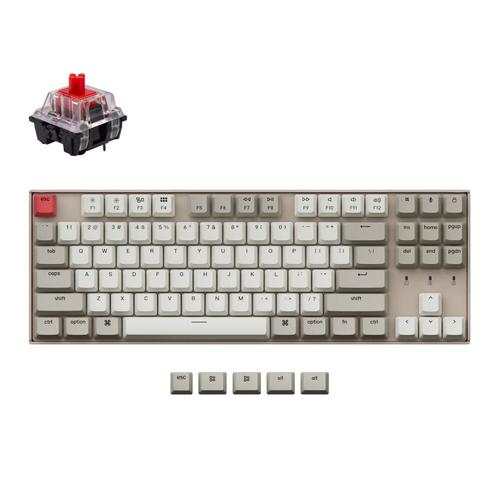 Promo Keychron K8 TKL 80% Non Backlight PLASTIC Frame Mechanical ...
