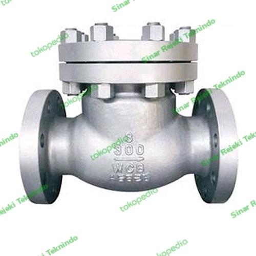 Jual Swing Check Valve WCB Ansi 300 6" inch / Check Valve Flange #300 ...
