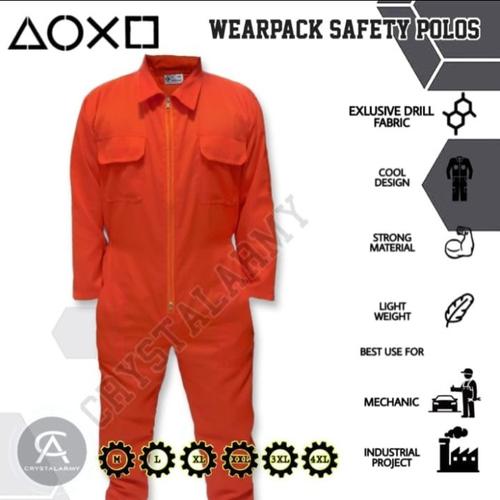 Jual wearpack / baju bengkel / seragam mekanik / wearpack safety ...