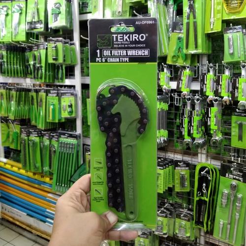 Jual Tekiro kunci filter oli model rantai ukuran 6" inch - Jakarta ...
