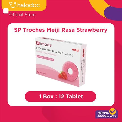 Promo SP Troches Meiji Rasa Strawberry 12 Tablet - Jakarta Selatan ...