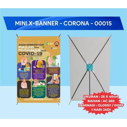 Jual Cetak Mini Banner/Mini X-Banner IVORY 260gr+Laminasi-MUSHOLA ...
