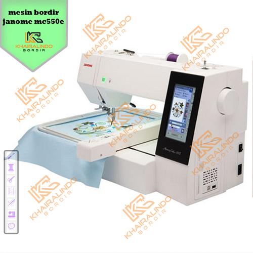 Jual Mesin Bordir Komputer Janome MC 550E Portable - Kab. Garut - KHAIRALINDO BORDIR | Tokopedia