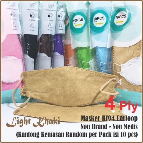 Jual Masker KF94 Bukan Mouson Non Brand isi 10 pcs per pack - baby pink ...