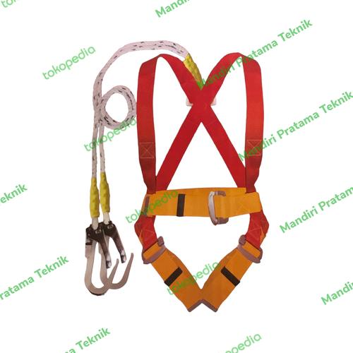 Jual body harness double big hook / full body harness hook besar GOSAVE ...