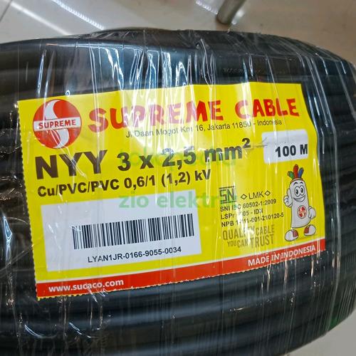 Jual KABEL NYY 3X2,5 3x2,5mm 100M(METER) SUPREME - Jakarta Pusat - zio ...