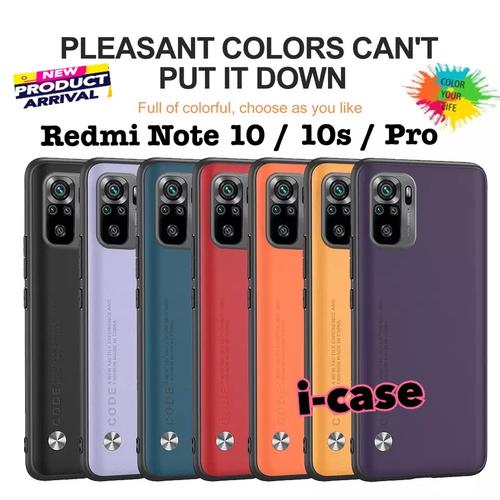 Jual Xiaomi Redmi Note 10 10s / Note 10 Pro 4G Case Silicone LEATHER ...