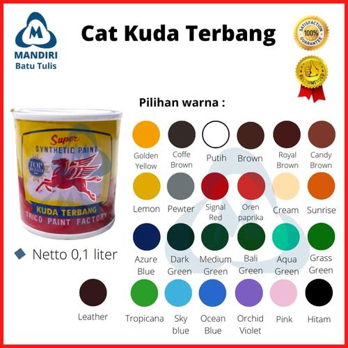 Jual Cat kuda Terbang Kecil 0.1 / Cat Besi / Cat Kayu / Cat Minyak - Lemon 980 - Kota Bogor ...