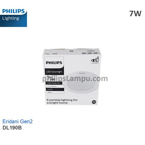 Jual Downlight LED Philips Eridani DL190B LED6 D100 7W WH SNI - natural ...