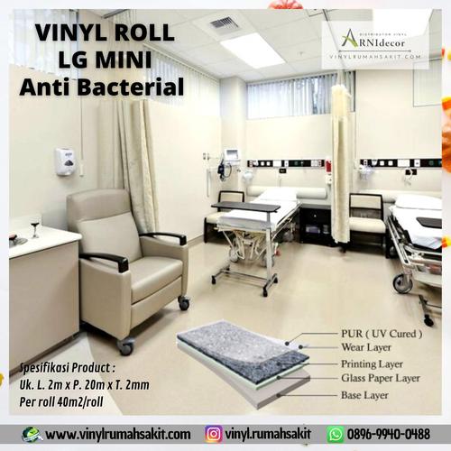Jual Lantai Vinyl Roll LG Mini Anti Bakteri Tebal 2mm - Vinyl Rumah ...