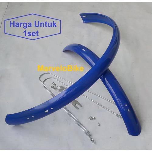 Jual Fender Spakbor Sepeda 24 26 Mini MTB Federal Inter Besi - Biru ...