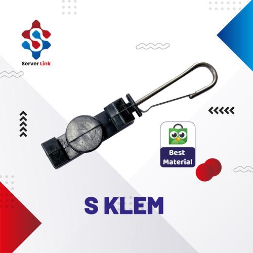 Jual Klem S fiber optik S Clamp Fiber Optic Pengait Kabel Fiber Optic ...