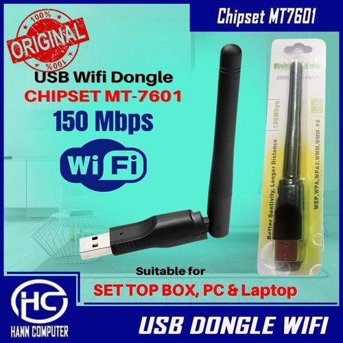 Jual USB Dongle Wireless WIFI Receiver USB Adapter 802.11N 150Mbps Antenna - Kab. Jember - Hann ...