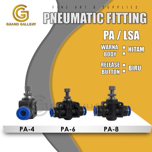 Jual [LSA/PA-4, LSA/PA-6, LSA/PA-8] PNEUMATIC FITTING / FITTING ANGIN - LSA/PA - 6 - Jakarta ...