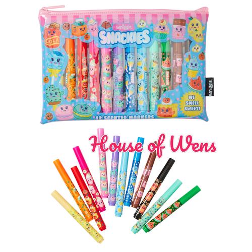 Jual SMIGGLE SNACKIES SCENTED MARKER PACK X12 ORIGINAL - SPIDOL WANGI ...