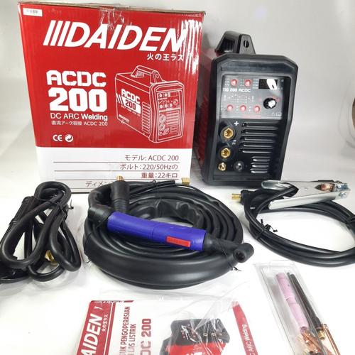 Jual DAIDEN TIG 200 ACDC TRAVO LAS / MESIN LAS ARGON TIG DAIDEN 200 AC ...
