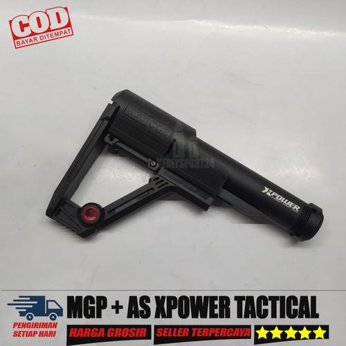 Jual MGP PLUS TABUNG BUTTSTOCK POPOR TACTICAL MGP CQB SBR STYLE AIRSOFT ...