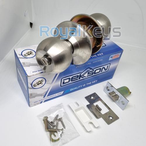 Jual Kunci Bulat Pintu Kamar Mandi Dekson Dekkson KCBL 8587 BK Handle ...
