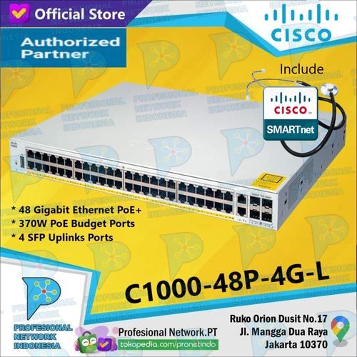 Promo Cisco Catalyst 1000 Series Switch C1000-48P-4G-L Cicil 0% 3x - Jakarta Pusat - Profesional ...