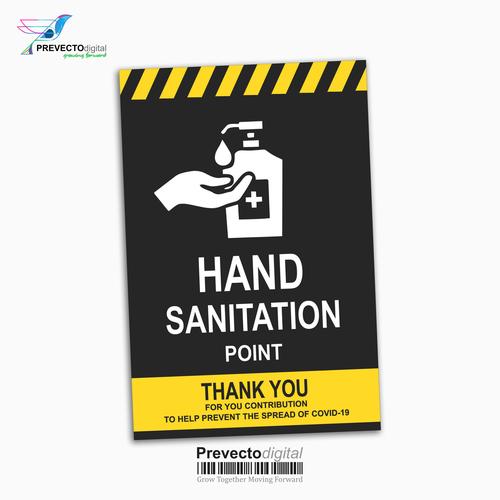 Jual Sticker Sign Hand Sanitation Point - Jakarta Barat - prevecto ...