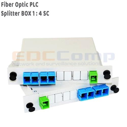 Jual SC / UPC Fiber Optic Passive Splitter Cassette Box 1:4 / FTTH ...