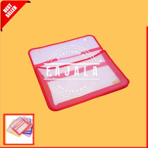 Jual map plastik kancing Jaring / Tempat Dokumen Harga 1 pak isi 12 pcs ...