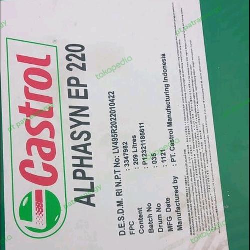 Jual Oli Gear Sintetis CASTROL ALPHASYN EP 220 - Jakarta Timur - pt ...