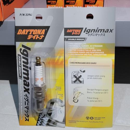 Promo BUSI DAYTONA RACING DOUBLE IRIDIUM BEAT VARIO SCOOPY AEROX155 ...