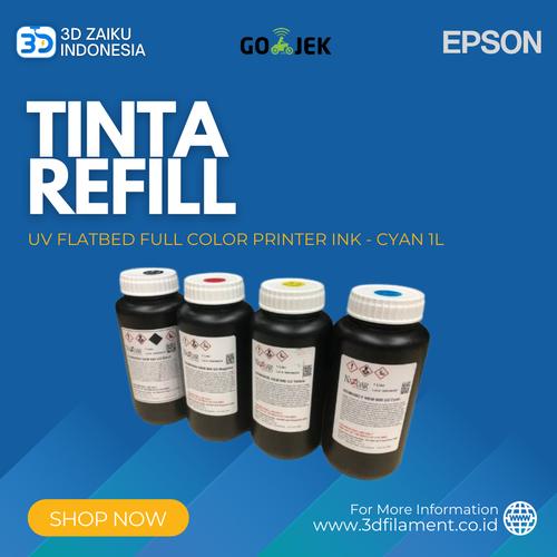 Jual ZKLabs Tinta Refill 1 Liter UV LED Flatbed Full Color Printer Ink ...