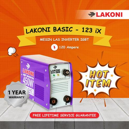 Jual MESIN LAS LAKONI BASIC 123IX - TRAFO LAS INVERTER WELDER BASIC 123 ...