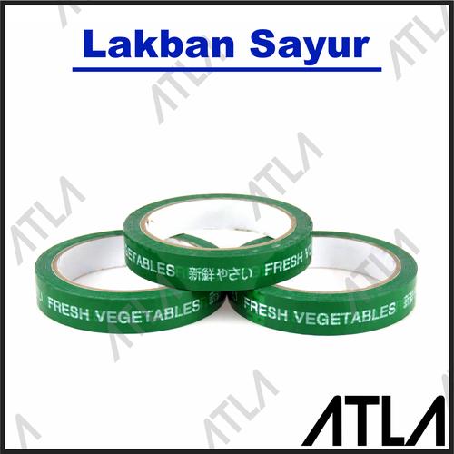 Jual Lakban Fresh Vegetable Isolasi Sayur Hidroponik Selotip Tape OS029 ...