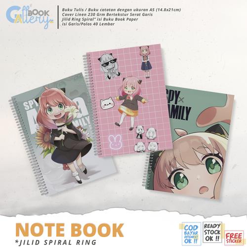 Jual [SP] Buku Tulis/Note book Anime SPY x FAMILY, Anya Forger Jilid ...