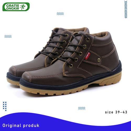 Jual Sepatu Sneakers Pria Kulit Boots Joemen Original Lokal Kualitas ...