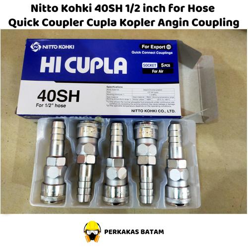 Jual Nitto Kohki 40SH 1/2" Hose Quick Coupler Cupla Kopler Angin ...