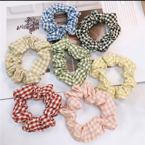 Jual Jp011 ikat karet rambut scrunchie korea fashion kunciran rambut ...