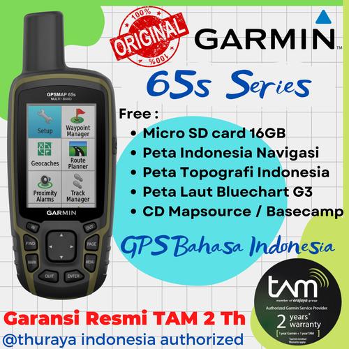 Jual Garmin GPS Map 65s Free Peta Laut Bluechart Update Terbaru ...
