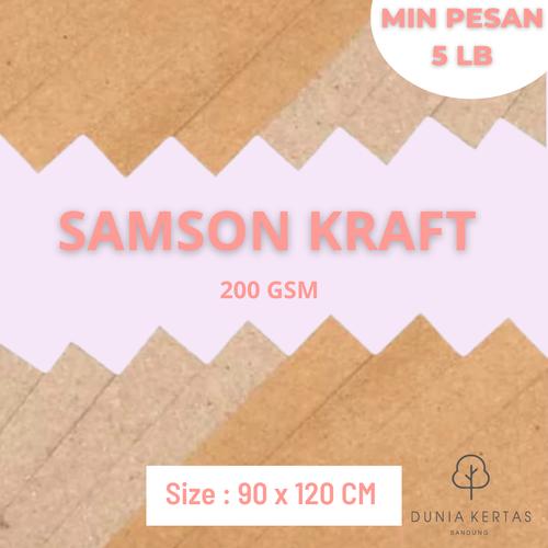 Jual kertas samson kraft 200gr (90 x 120) - Kota Bandung - Dunia Kertas ...