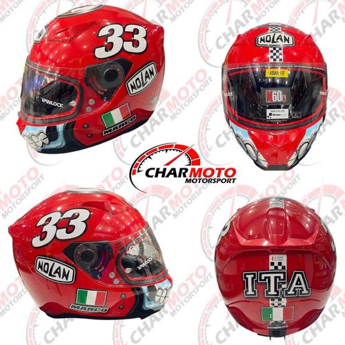 Jual Helm NOLAN N605 Red Limited Edition Original NOLAN - Charmoto - M ...