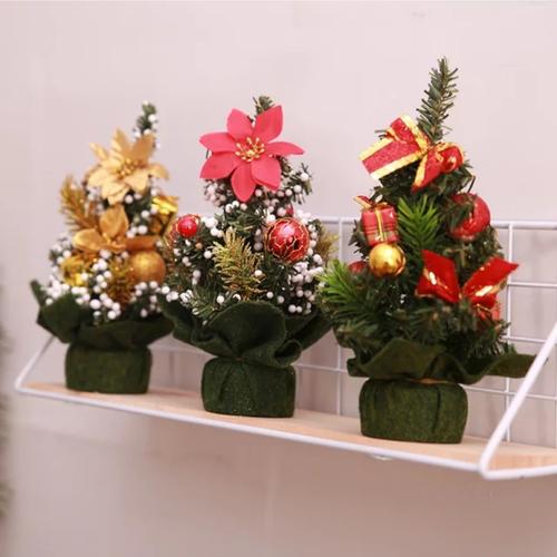 Jual [COD]Mini Christmas Tree, Pohon Natal Mini, Pajangan Pohon Natal ...