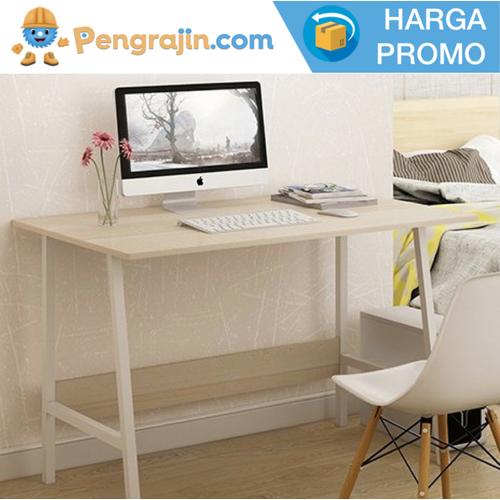 Jual meja tulis dan komputer minimalis | NP25 - Pengrajin - Putih ...