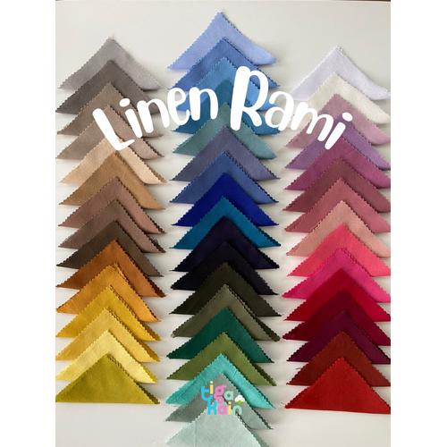 Jual 0.5 Meter Kain Linen Rami Bahan Katun Linen - WARNA LAIN - Jakarta ...