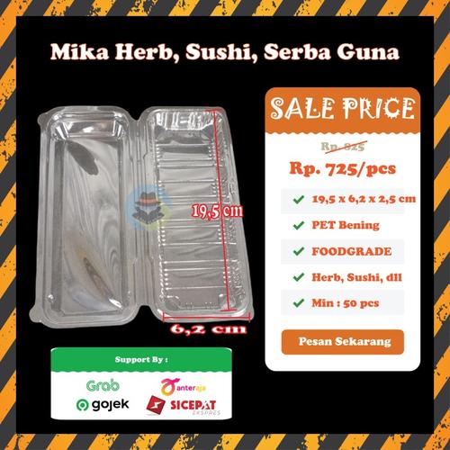 Jual (DUS) Mika Herb Sayur | Tray Sosis | Wadah Sushi | Kotak Risol ...