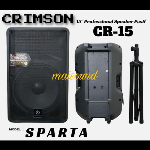 Jual SPEAKER PASIF CRIMSON CR15 SPARTA SEPASANG CRIMSON CR 15 INCH SPARTA - Jakarta Utara ...