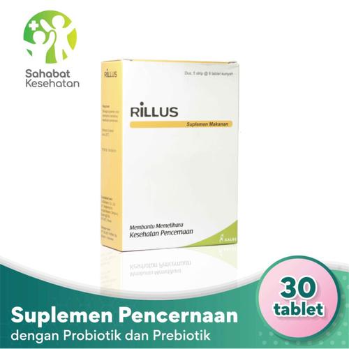 Promo Rillus 30 Tablet Kunyah Probiotik dan Prebiotik - Jakarta Timur ...