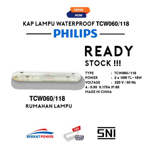 Jual Rumahan Lampu Philips Waterproof TCW060/118 1x18W Kap Lampu - Kota ...