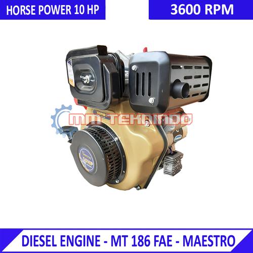 Jual MESIN DIESEL ENGINE - AIR COOLING - MT186FAE - 10 HP - MAESTRO ...