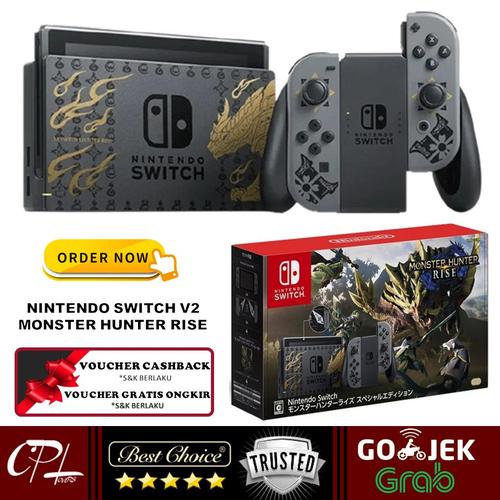 Jual Nintendo Switch V2 Monster Hunter Rise Edition - Jakarta Selatan ...