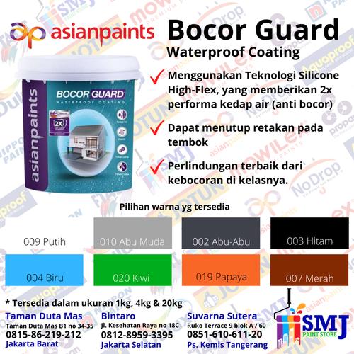 Jual Cat Anti Bocor ASIAN PAINTS BOCOR GUARD setara No Drop Aquaproof ...